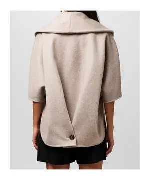 Max Mara Shawl Collar Cape