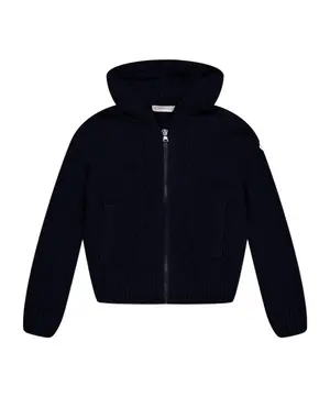 Moncler Hooded Zippered Sweater