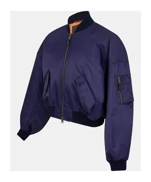 Balenciaga Zipper Long Sleeve Cotton Coat