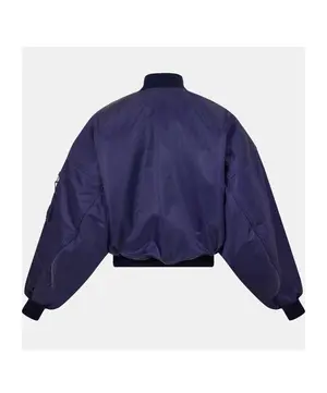 Balenciaga Zipper Long Sleeve Cotton Coat