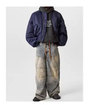 Balenciaga Zipper Long Sleeve Cotton Coat