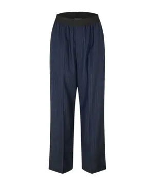 Balenciaga Pinstriped Elastic Waist Trousers