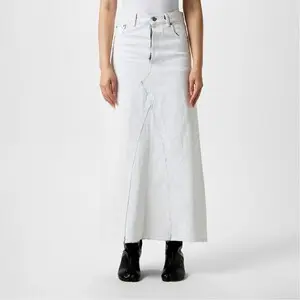 MAISON MARGIELA Painted Denim Maxi Skirt