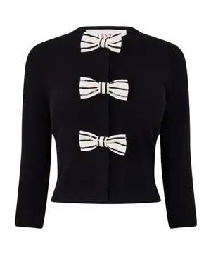 Valentino Garavani Bow Knit Cardigan