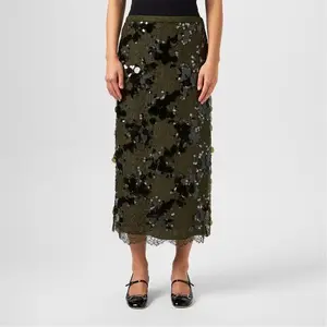 Gucci Sequin Embroidered Skirt