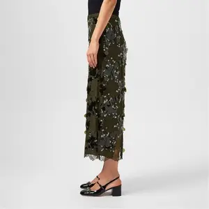 Gucci Sequin Embroidered Skirt