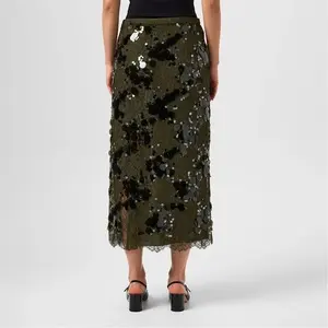 Gucci Sequin Embroidered Skirt