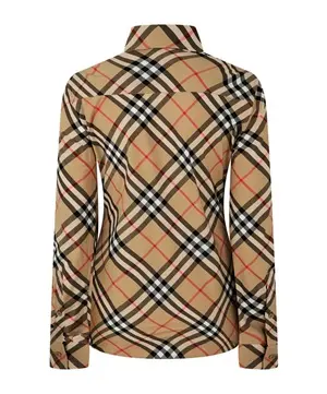 Burberry Plaid Long-sleeve Shirt