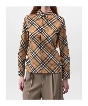 Burberry Plaid Long-sleeve Shirt