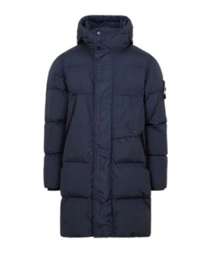 Stone Island Logo Patch Puffer Coat