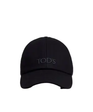 TOD'S Logo Embroidered Curved Peak Baseball Cap - Blue