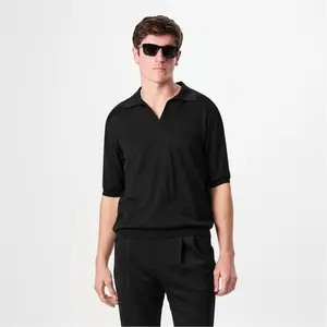 Saint Laurent Saint Open Knit Polo Sn52
