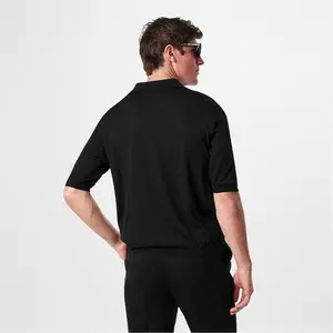 Saint Laurent Saint Open Knit Polo Sn52
