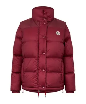 Moncler Short Down Jacket With Drawcords