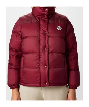 Moncler Short Down Jacket With Drawcords