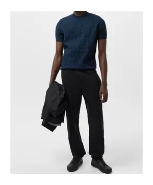 Fendi Short Sleeve Ff Jumper