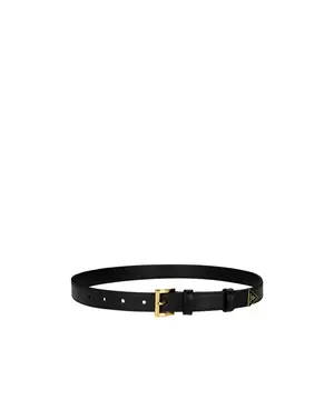 Prada Prada Logo Leather Belt Nero