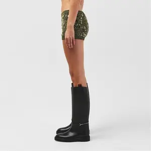 Gucci Sequin Knit Shorts