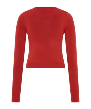 ST. AGNI Round Neck Long Sleeve Knitted Sweater