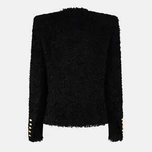 Balmain Double-breasted Tweed Jacket
