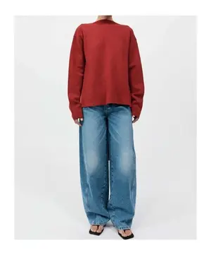 ST. AGNI Scarlet" Sweater With Tie Detail