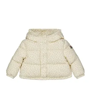 Moncler Tessa Long-sleeved Down Jacket - Nude