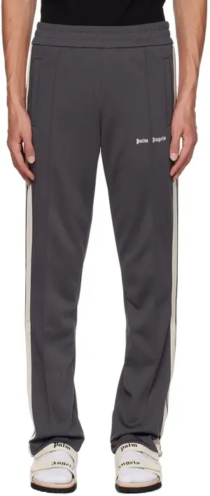 Palm Angels Logo-print Side-stripe Track Pants