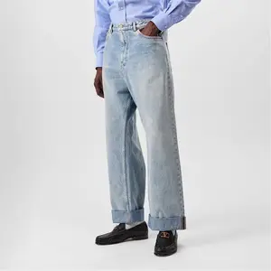 Valentino Garavani Wide-leg Denim Trousers
