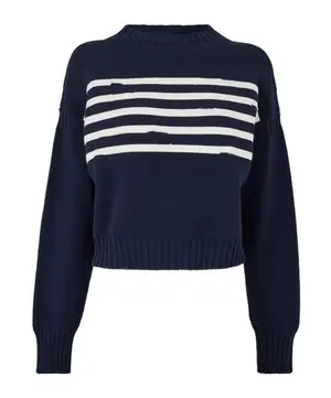 Prada Striped Cropped Sweater