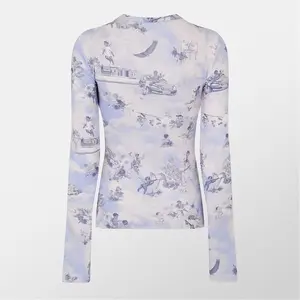 Off-White Crewneck Long Sleeve Graphic T-shirt