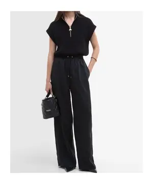 Barbour Drawstring Wide Leg Casual Pants
