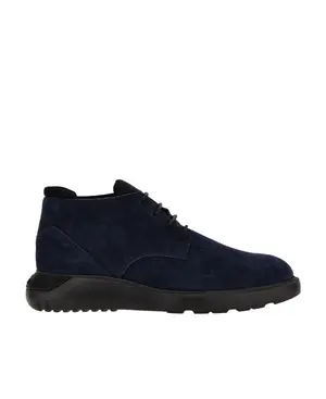 Hogan Desert Lace-up Brogue Shoes - Black