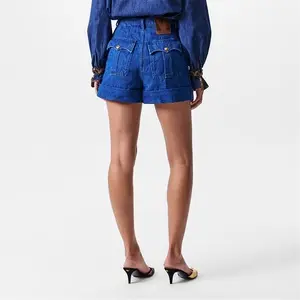 Valentino Garavani Cuffed Denim Shorts