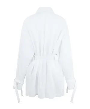 Off-White Cargo Shirt Dress