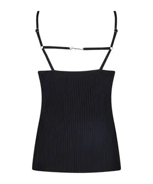 Jacquemus Sleeveless Ribbed Camisole - Black