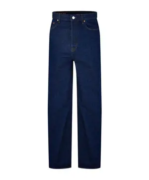 Gucci Logo Patch Jeans - Blue