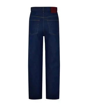 Gucci Logo Patch Jeans