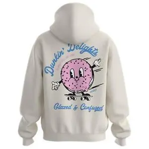 Hugo Boss Cartoon Graphic Print Drawstring Hoodie