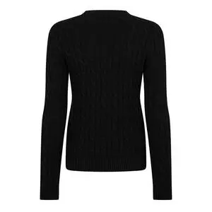 Ralph Lauren Button-trim Cable Knit Jumper