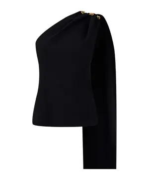 Bottega Veneta One-shoulder Cover-up - Black