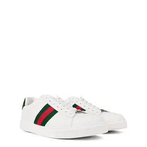 Gucci Low-top Sneakers With Web Stripe And Double G Logo