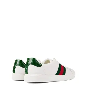 Gucci Low-top Sneakers With Web Stripe And Double G Logo