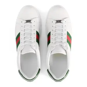 Gucci Low-top Sneakers With Web Stripe And Double G Logo