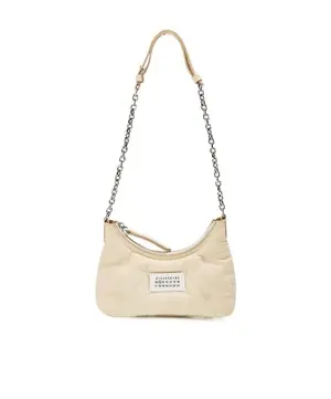 MAISON MARGIELA Logo Shoulder Bag - Nude