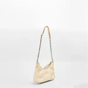 MAISON MARGIELA Logo Shoulder Bag - Nude