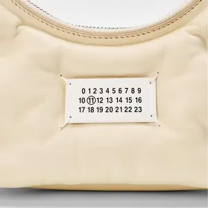 MAISON MARGIELA Logo Shoulder Bag - Nude