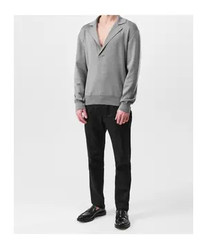 Dolce & Gabbana Wool V-neck Sweater With Dg Embroidery