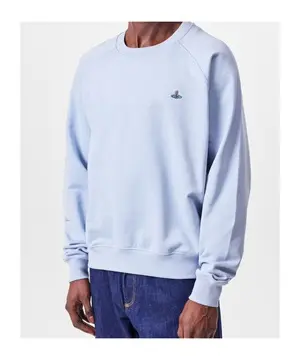VIVIENNE WESTWOOD Logo Cotton Orb Crew Neck Sweatshirt