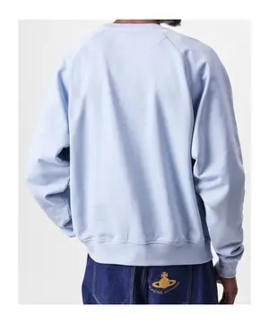 VIVIENNE WESTWOOD Logo Cotton Orb Crew Neck Sweatshirt
