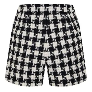 Valentino Garavani Houndstooth Tweed Shorts